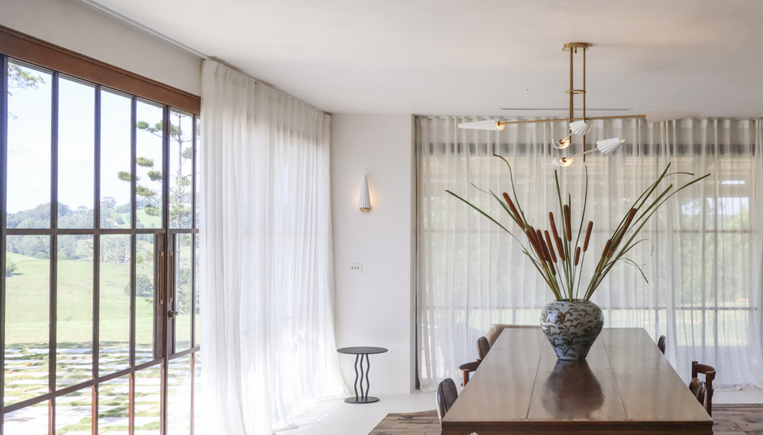 Modern Farmhouse Lighting | Rattan, Ceramic & Brass Fixtures – Lighting ...