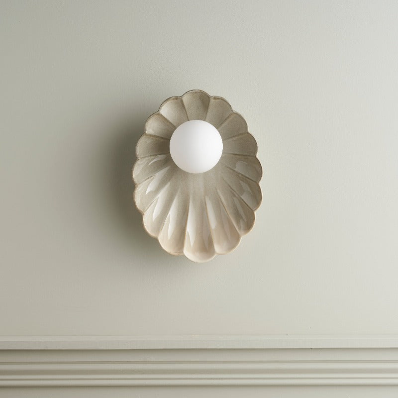 Handmade Ceramic Oyster Wall Sconce – Lighting Collective