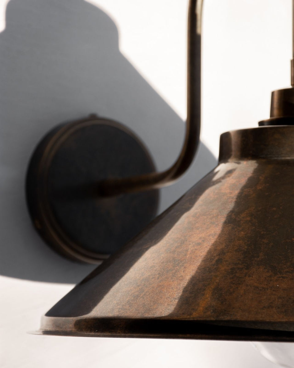 Antique Brass Gooseneck Wall Light – Lighting Collective