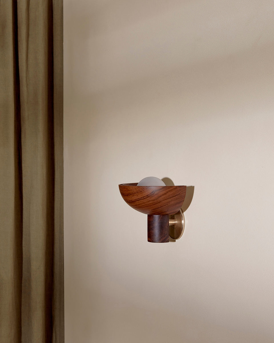 Australian Handmade Timber Wall Light | Selene – Lighting Collective