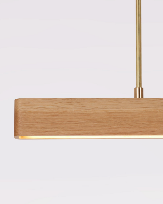Australian Solid Timber Linear Pendant – Lighting Collective