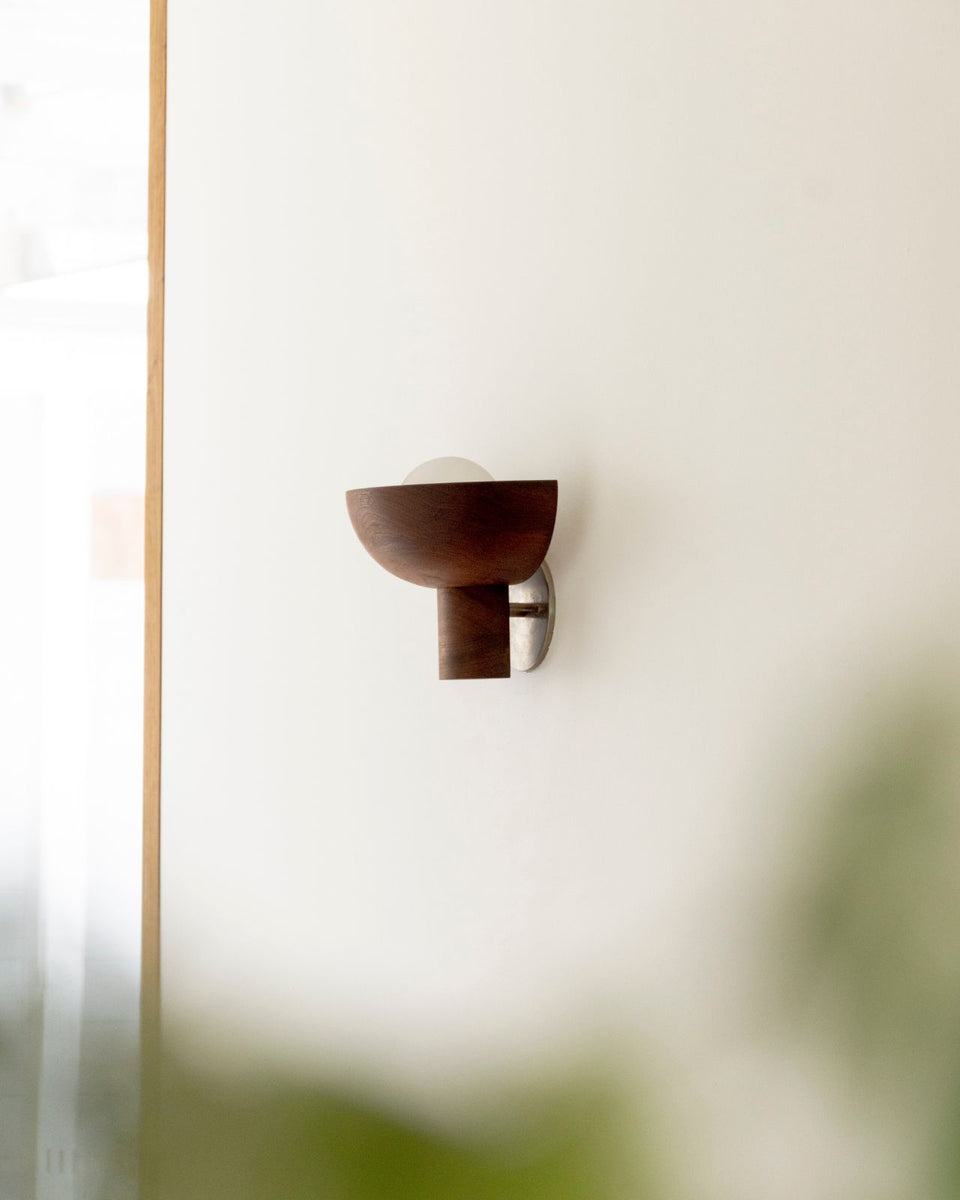 Australian Handmade Timber Wall Light | Selene – Lighting Collective