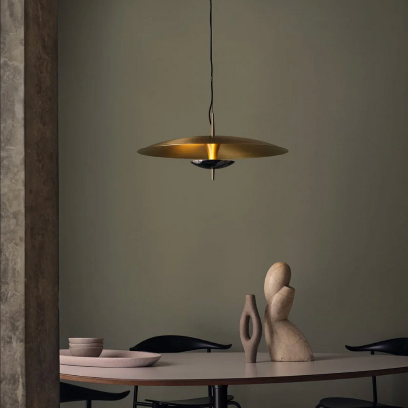 Brass Elemental Disc Pendant – Lighting Collective