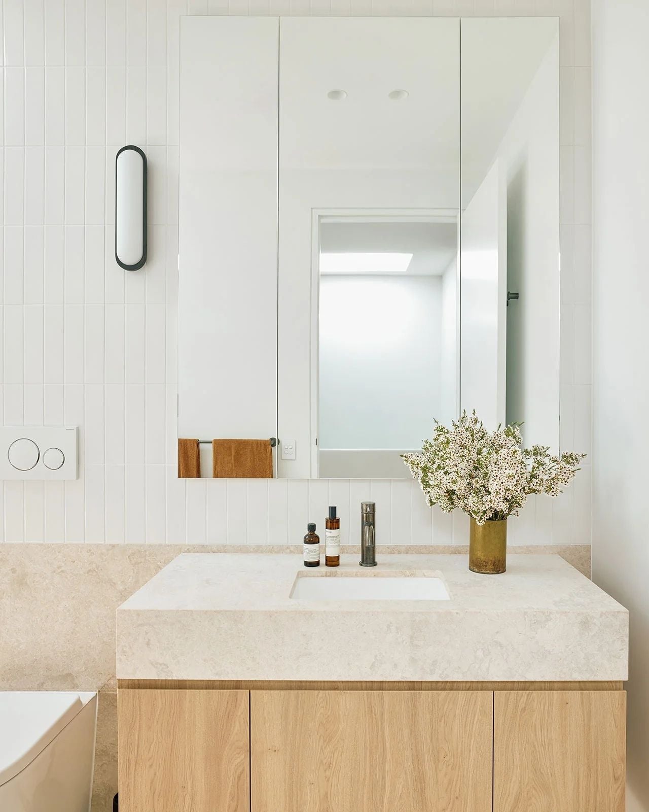 Elegant Elongated Glass Wall Light | Lighting Collective