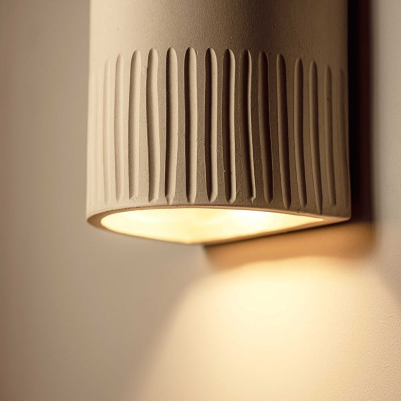 Organic Handmade Ceramic Wall Light | Stone – Lighting Collective