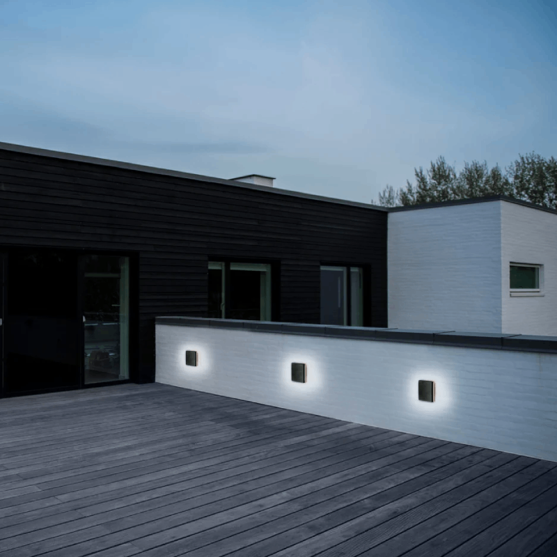 Minimalist Black Square Indirect Wall Light – Lighting Collective