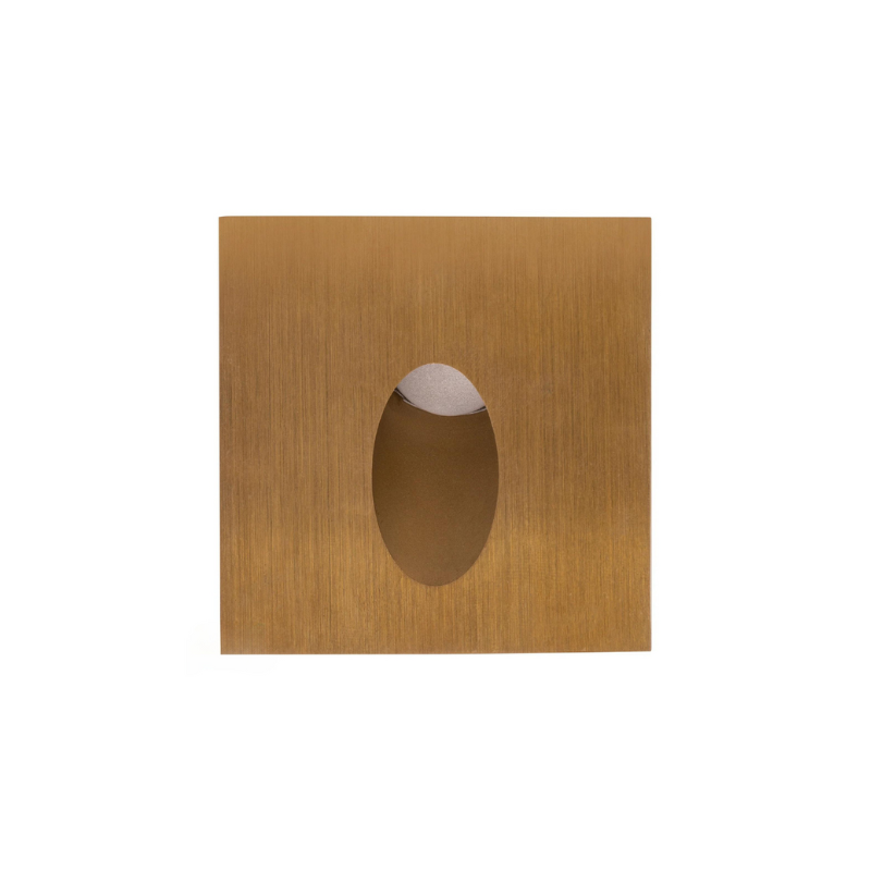 Mini Recessed Low Voltage Square Step Light | Assorted Finishes | TRIC ...