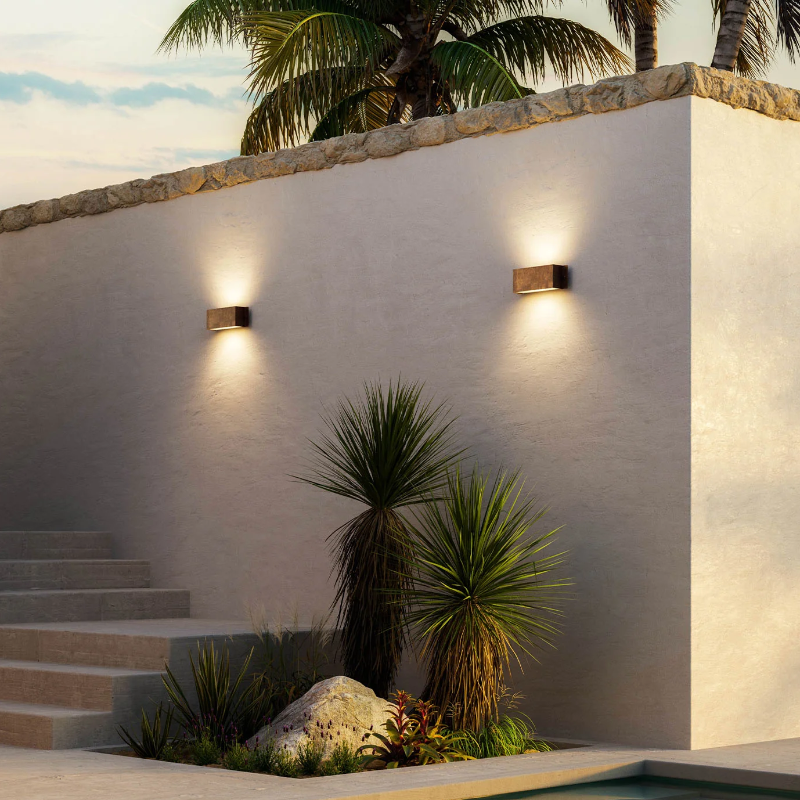 Rectangular Outdoor Lighting 17 Stories Polikron Classic Outdoor Wall