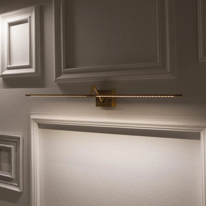Brushed Brass Linear LED Wall Light – Lighting Collective