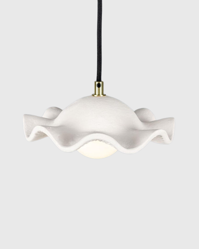 Ceramic Grooved Pendant Light – Lighting Collective