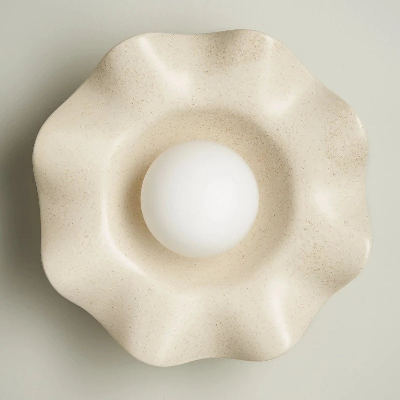 Handmade Ceramic Frill Wall Sconce – Lighting Collective
