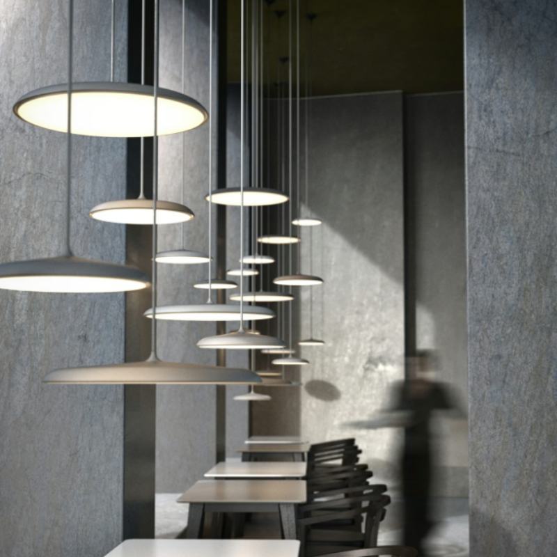 Contemporary Round Disc Pendant Light – Lighting Collective