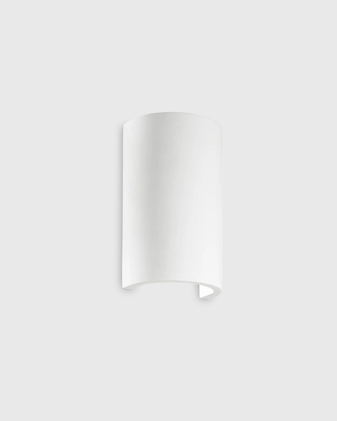 Curved Up Down Plaster Wall Light | Lighting Collective