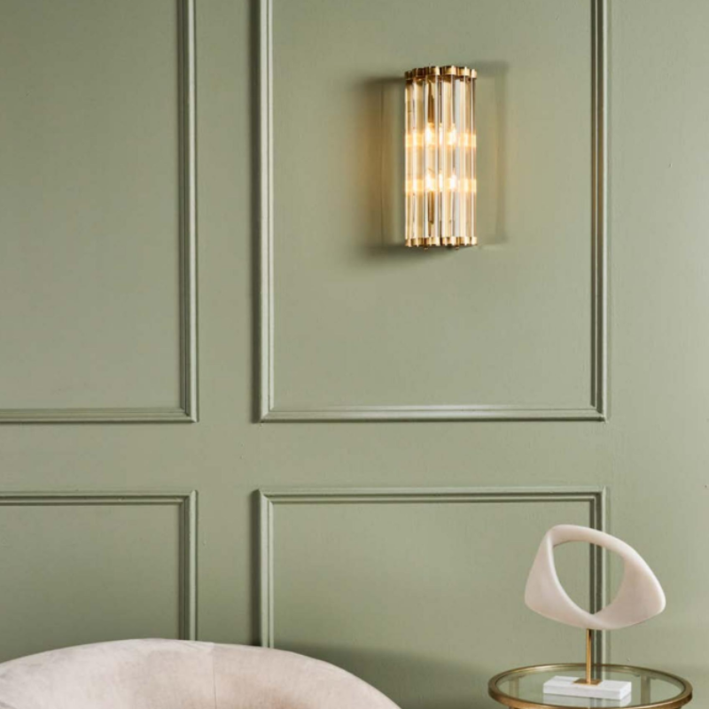 Glass Rods Semicircle Wall Light – Lighting Collective