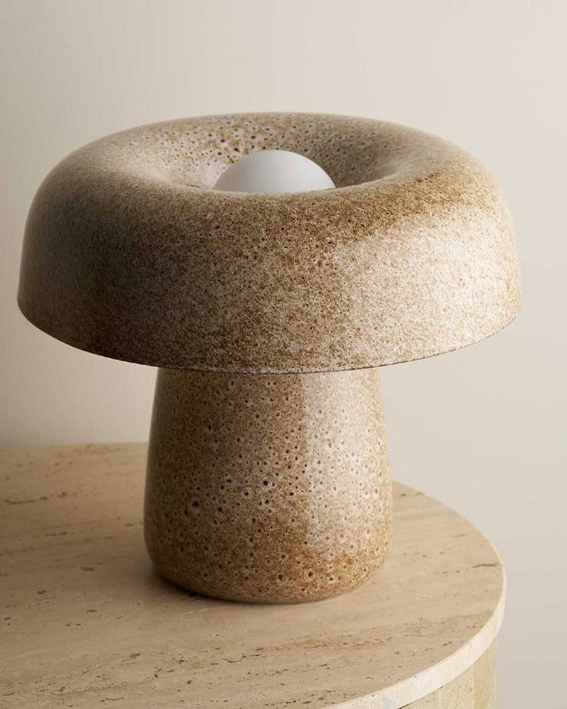 Handmade Patterned Curve Clay Lamp – Lighting Collective