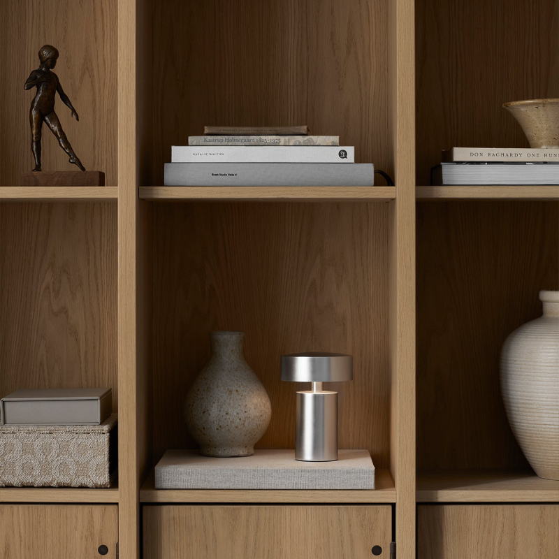 Portable Modern Mushroom Table Lamp | Column – Lighting Collective