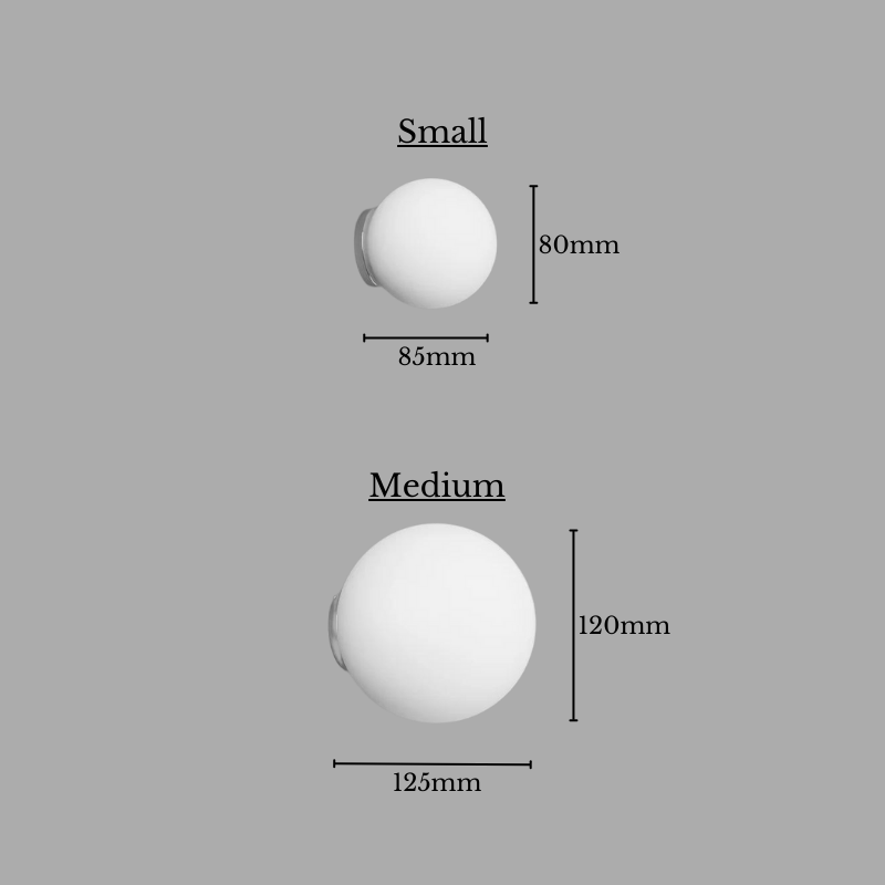 Minimalist Sphere Wall Light – Lighting Collective