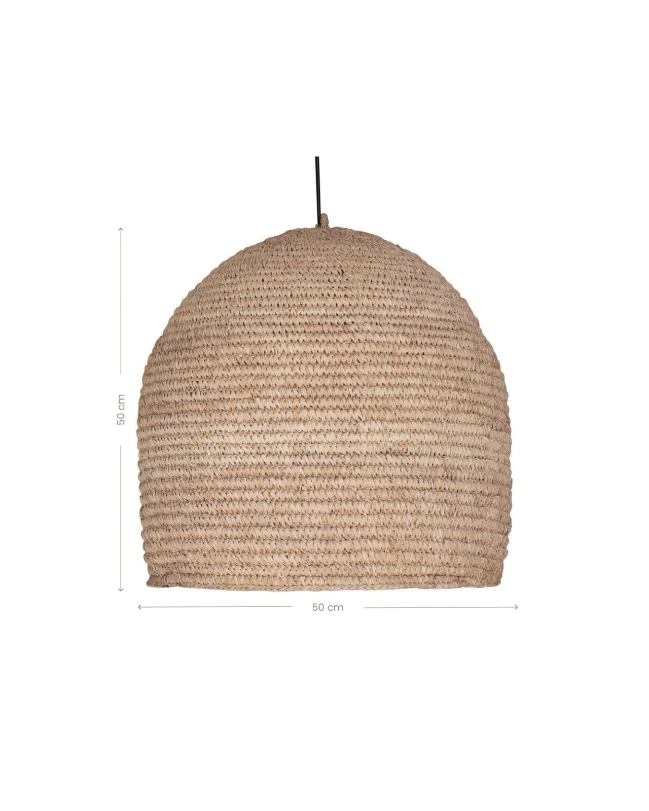 Organic Round Bell Pendant | Mila | Lighting Collective