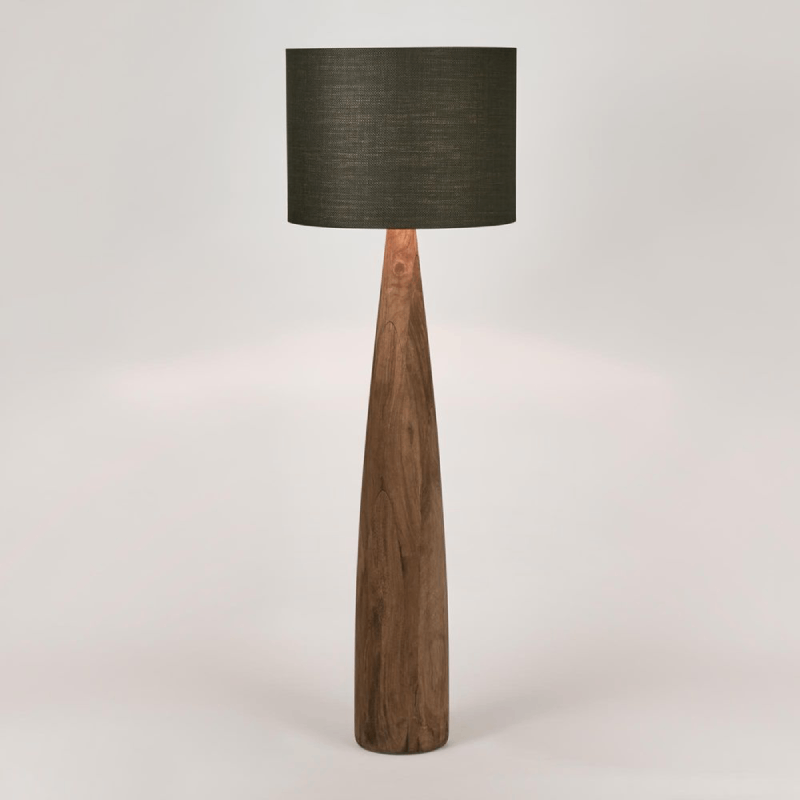 Tall Conical Mango Wood Floor Lamp – Lighting Collective