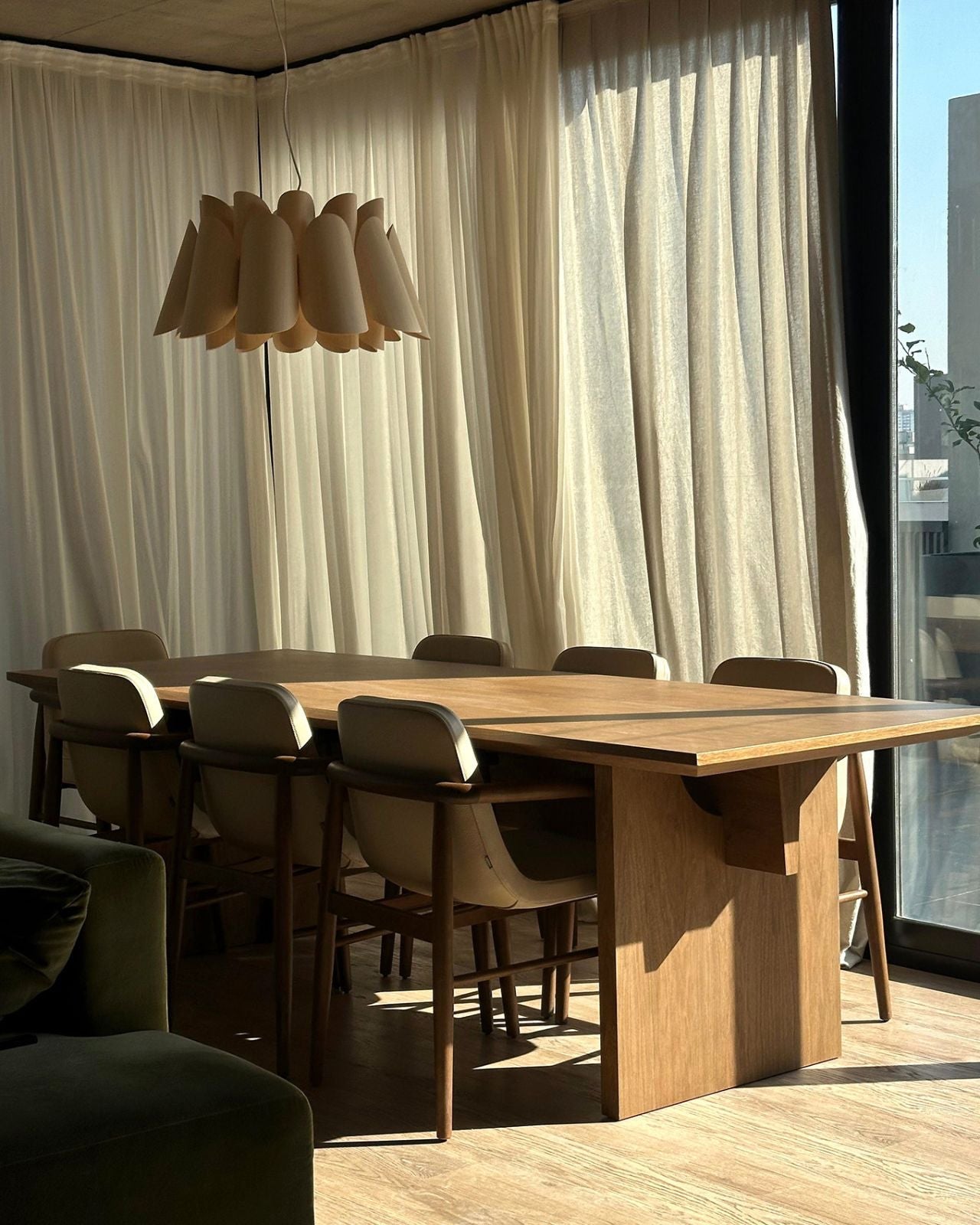 Tiered Timber Pendant Light | Lighting Collective