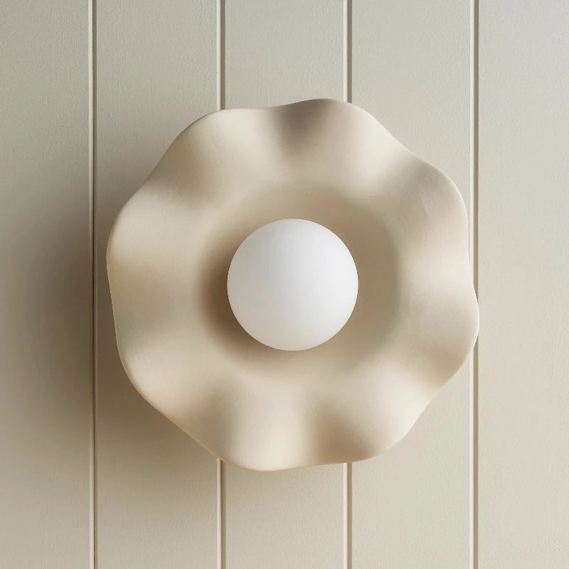 Handmade Ceramic Frill Wall Sconce – Lighting Collective