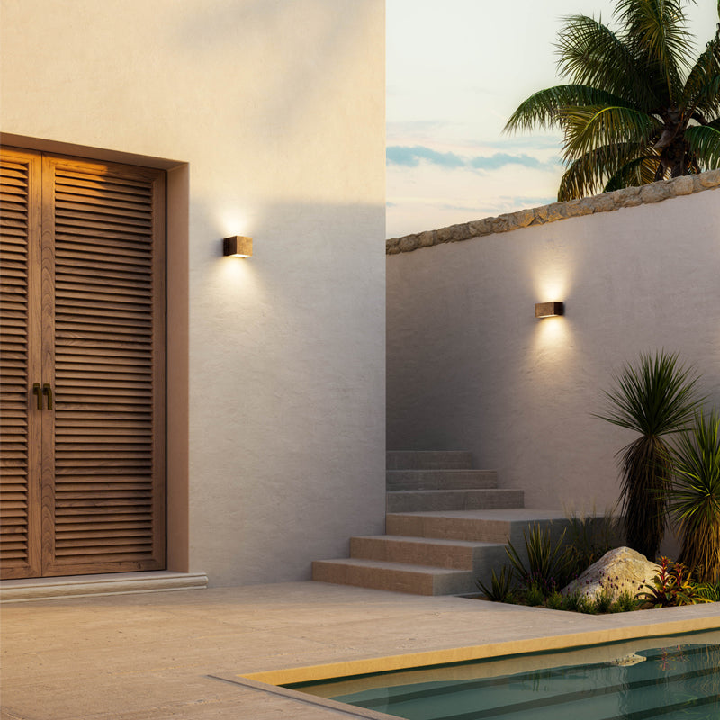 Antique Copper Cube Wall Light – Lighting Collective