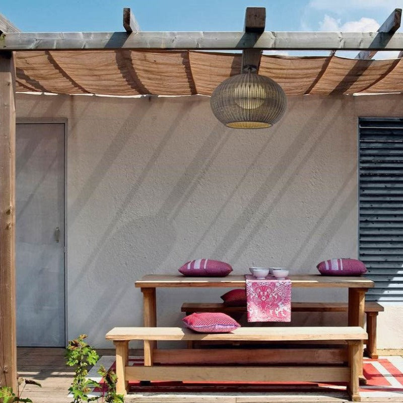 Exterior Woven Sphere Ceiling Light – Lighting Collective