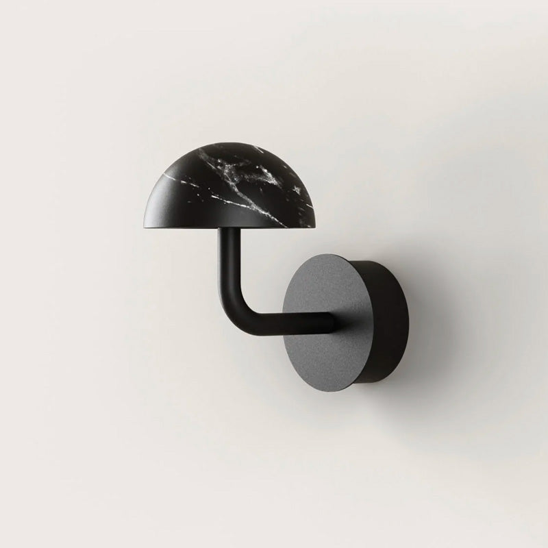 Marble and Curved Arm Wall Light – Lighting Collective