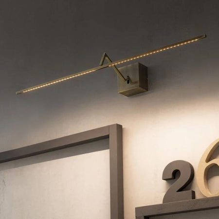Brushed Brass Linear LED Wall Light – Lighting Collective